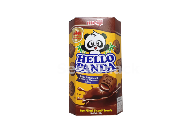 Hello Panda - Cocoa Biscuits with Chocolate Flavoured Filling · SeekSnack