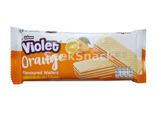 Violet Orange Flavoured Wafer · SeekSnack